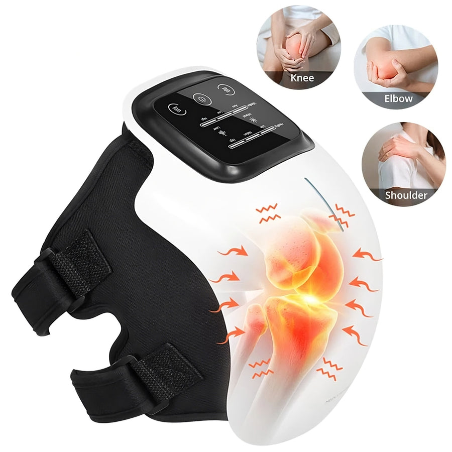 Knee Pain Relief Massager – Heat + Red Light Therapy – Soothe balance